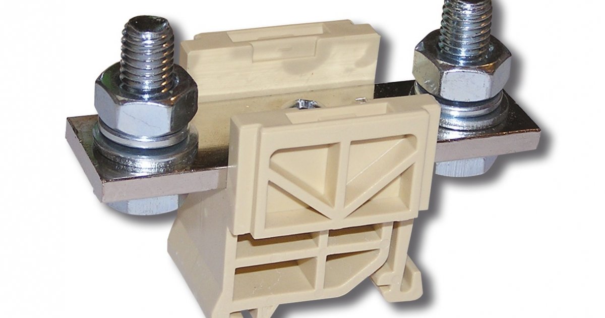 Power terminal block with flat bridge BNP 240 beige | ElektroBecov.cz