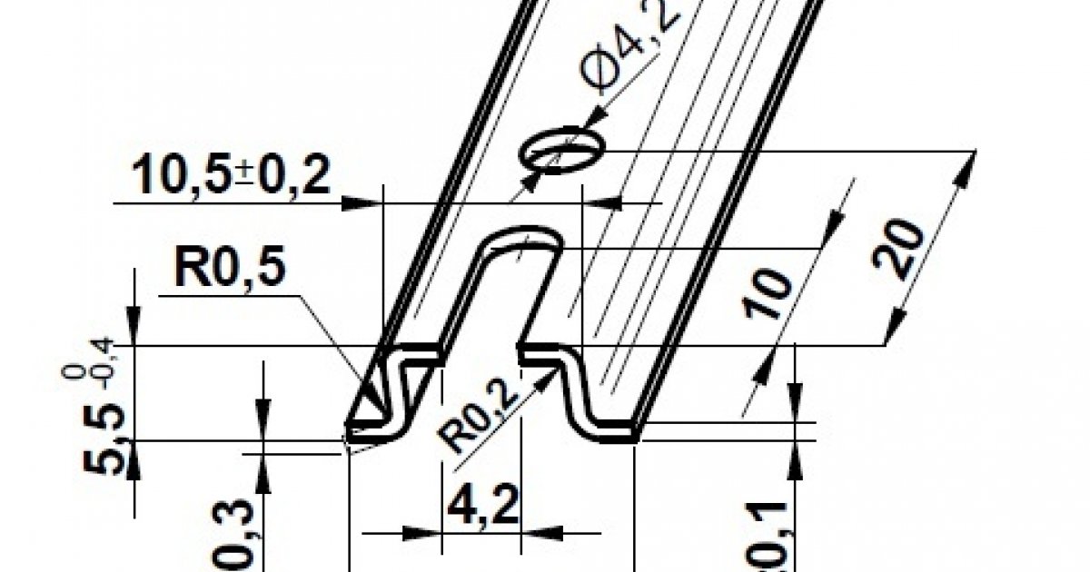Din Rail Drawing