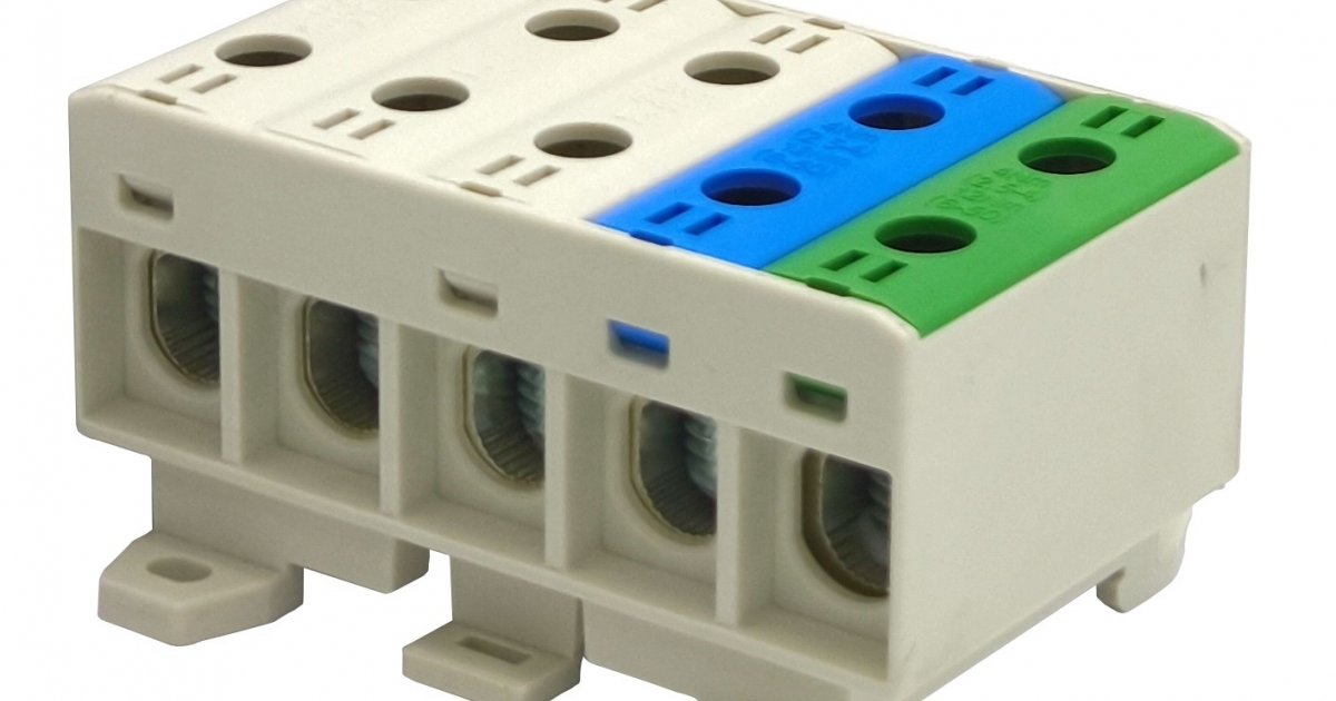 Universal terminal block ETB 35/L1,L2,L3,N,PE | ElektroBecov.cz